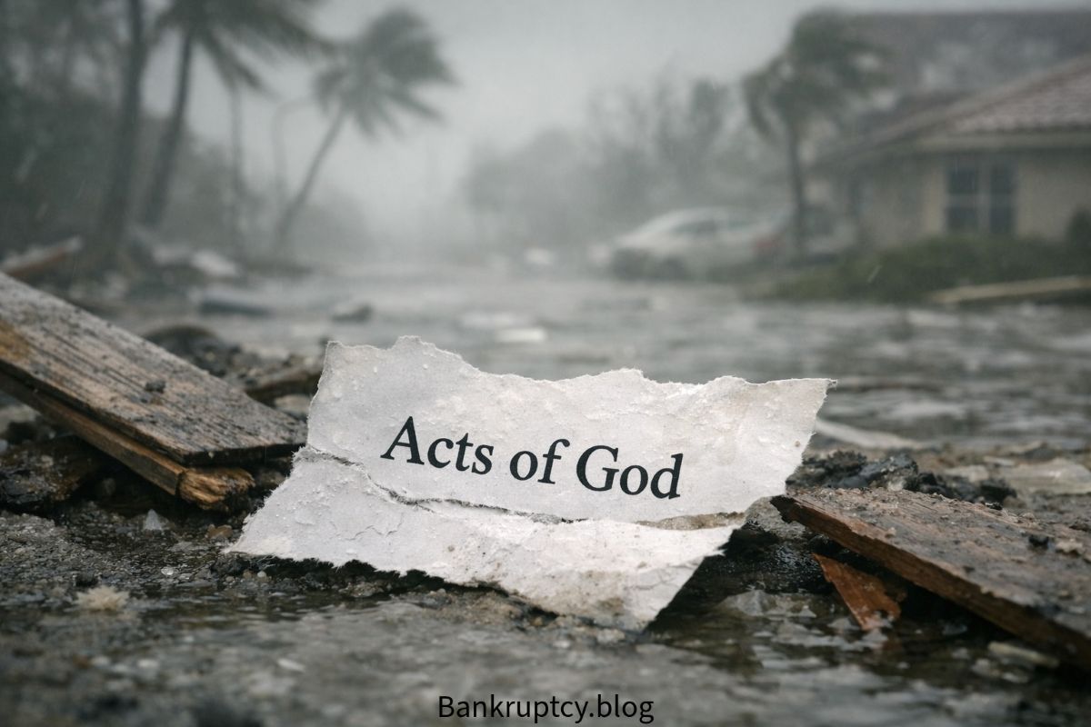 Hurricane Damage & Contract Rights: The Act of God Clause - Bankruptcy.Blog