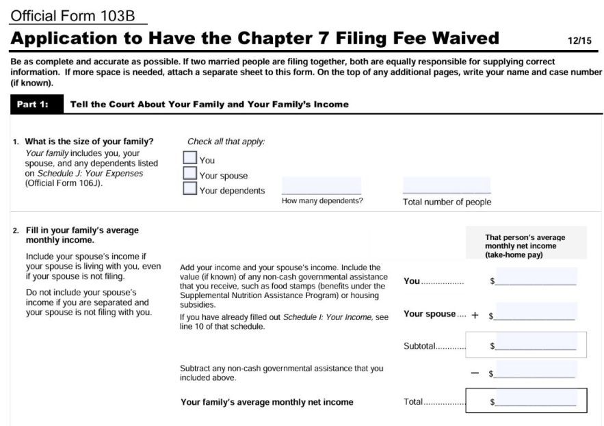 Filing Fee: Understanding Bankruptcy Costs - Bankruptcy.Blog